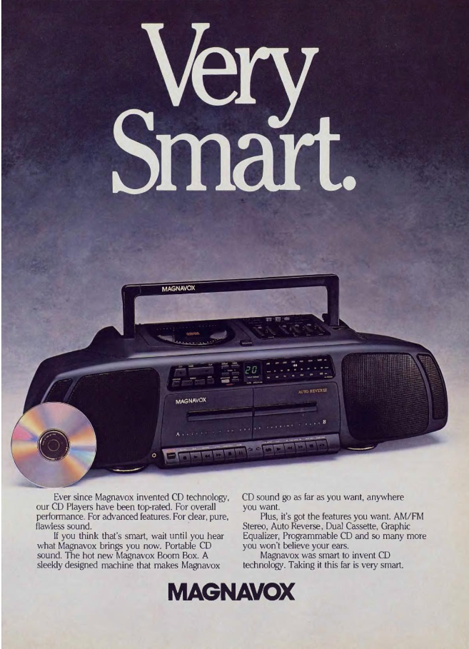Magnavox Boombox 1989 | Stereo2Go forums